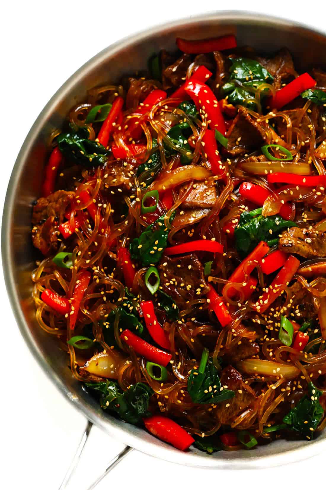 Japchae (Korean Noodle Stir-Fry)