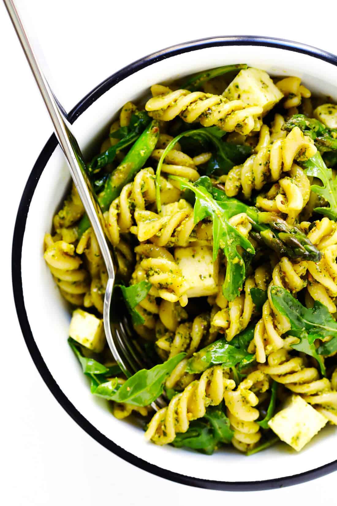 Pistachio Pesto Pasta Salad - Gimme Some Oven
