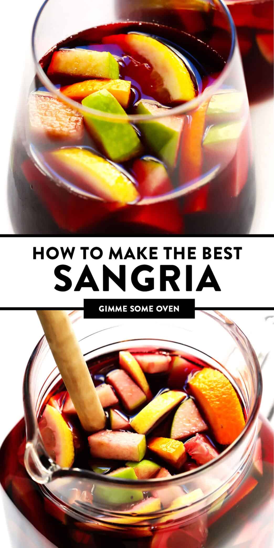 The BEST Sangria Recipe! | Gimme Some Oven