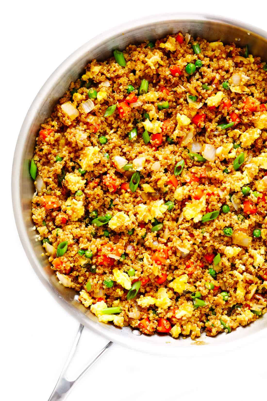 Quinoa Fried "Rice" | Gimme Some Oven