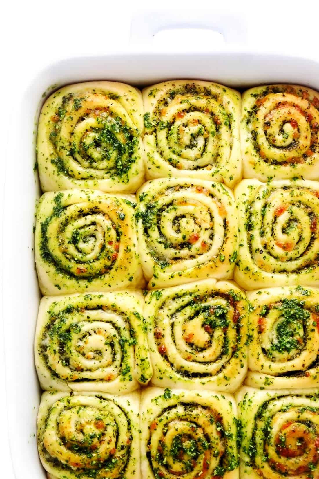 Cheesy Pesto Rolls - Gimme Some Oven