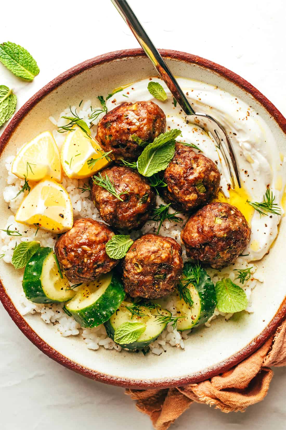 Greek Meatballs Recipe | Gimme Some Oven