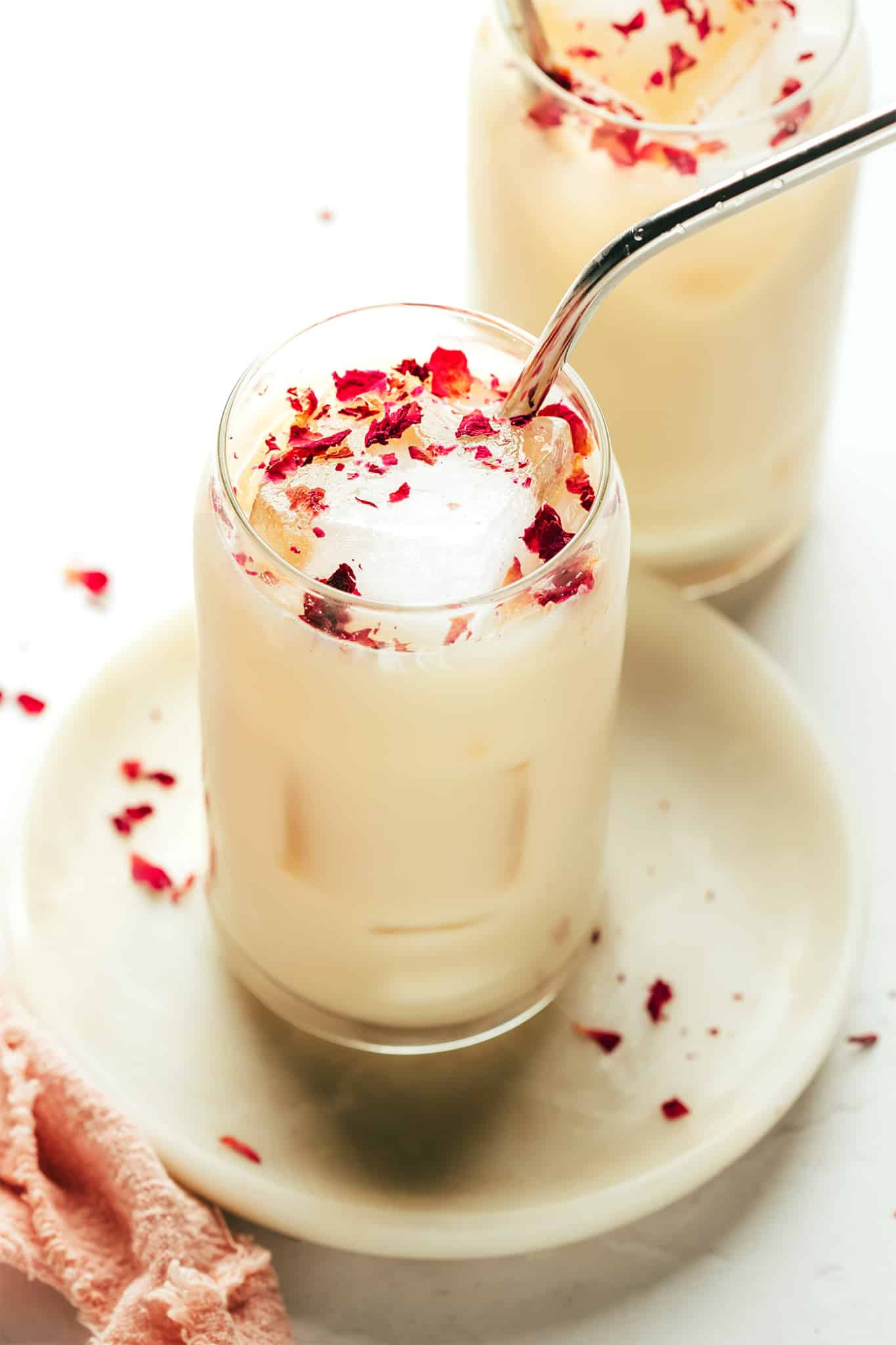 Rose Latte Recipe (Hot or Iced) | Gimme Some Oven