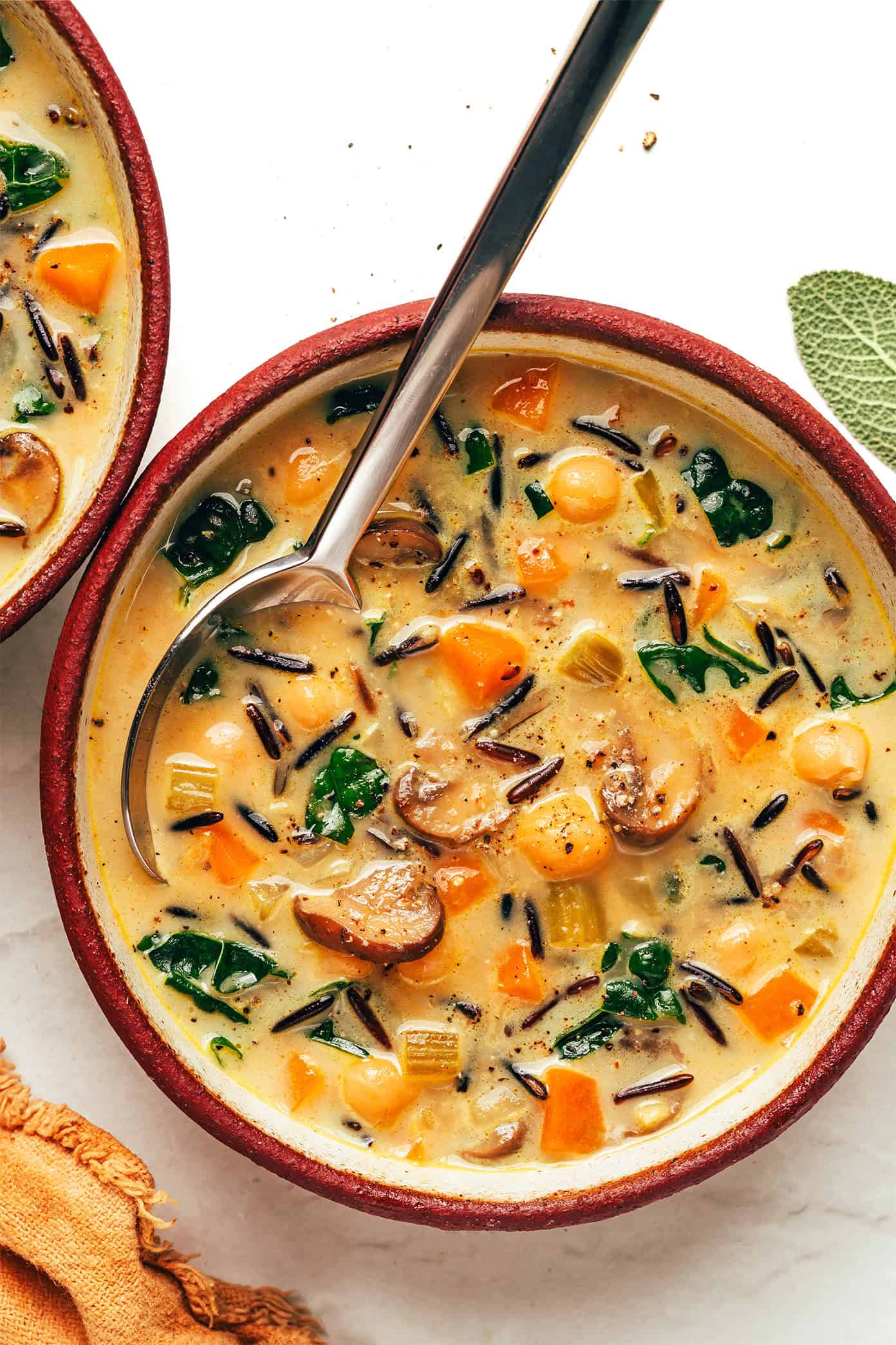 Pumpkin Wild Rice Soup Recipe | Gimme Some Oven