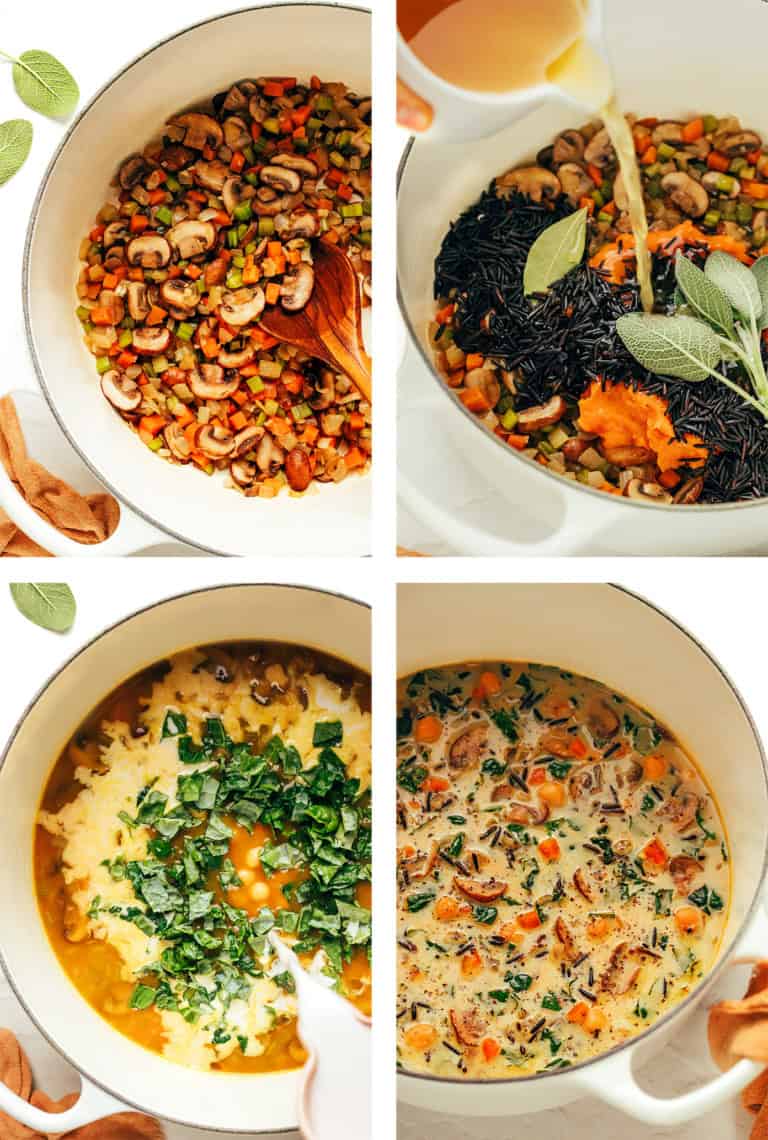Pumpkin Wild Rice Soup Recipe | Gimme Some Oven