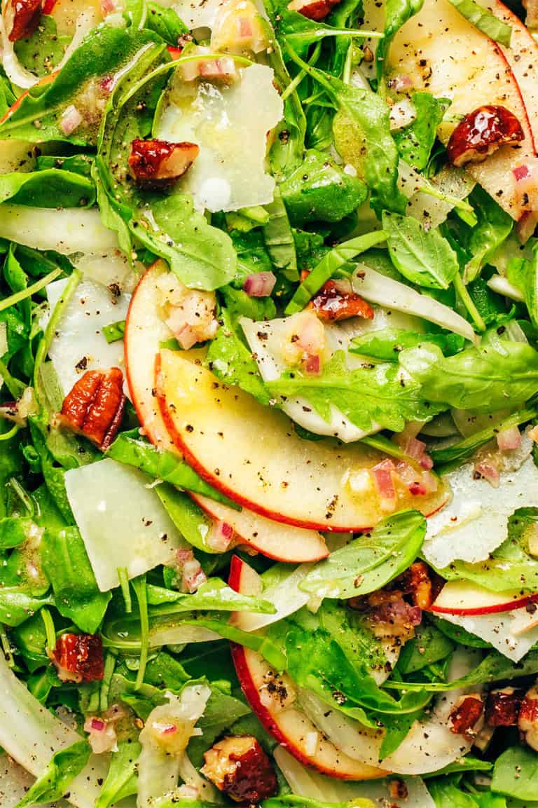 Shaved Apple, Fennel and Arugula Salad - Gimme Some Oven