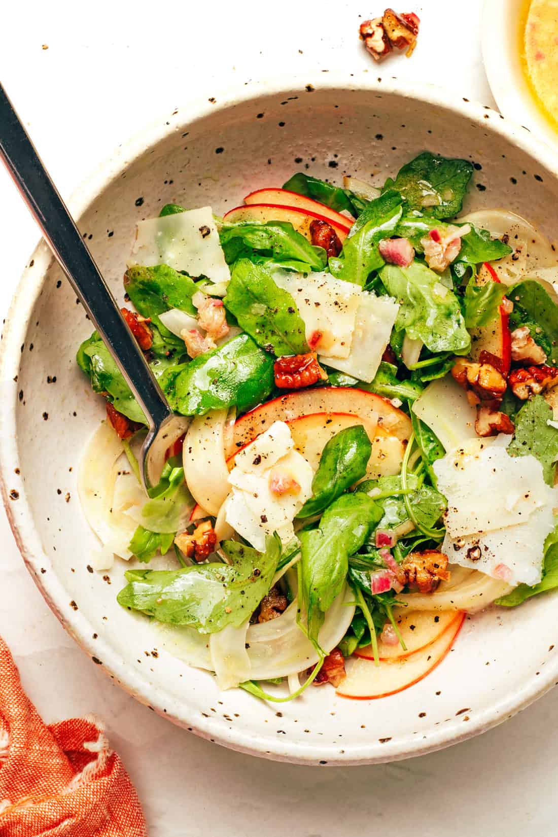 Shaved Apple, Fennel and Arugula Salad - Gimme Some Oven