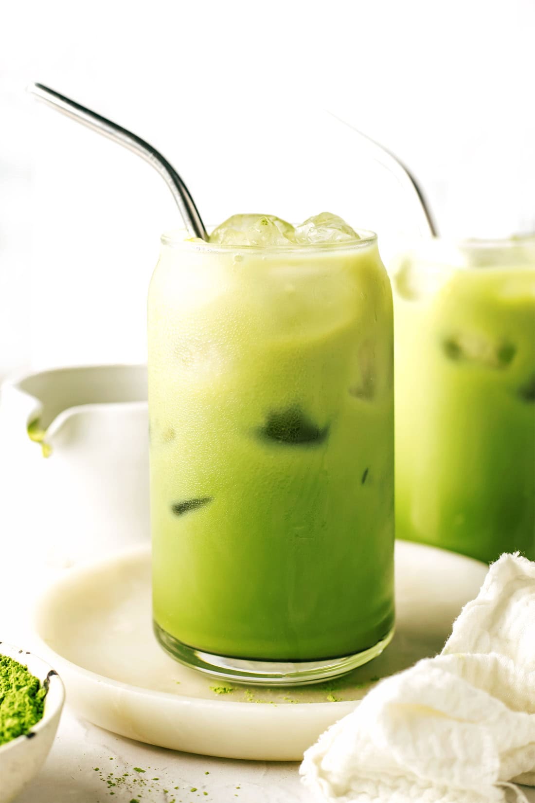 Iced Matcha Latte Recipe | Gimme Some Oven